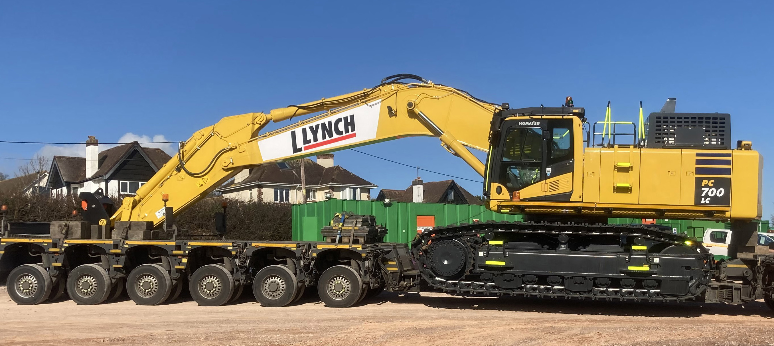 New 70T Excavator lands in Dawlish