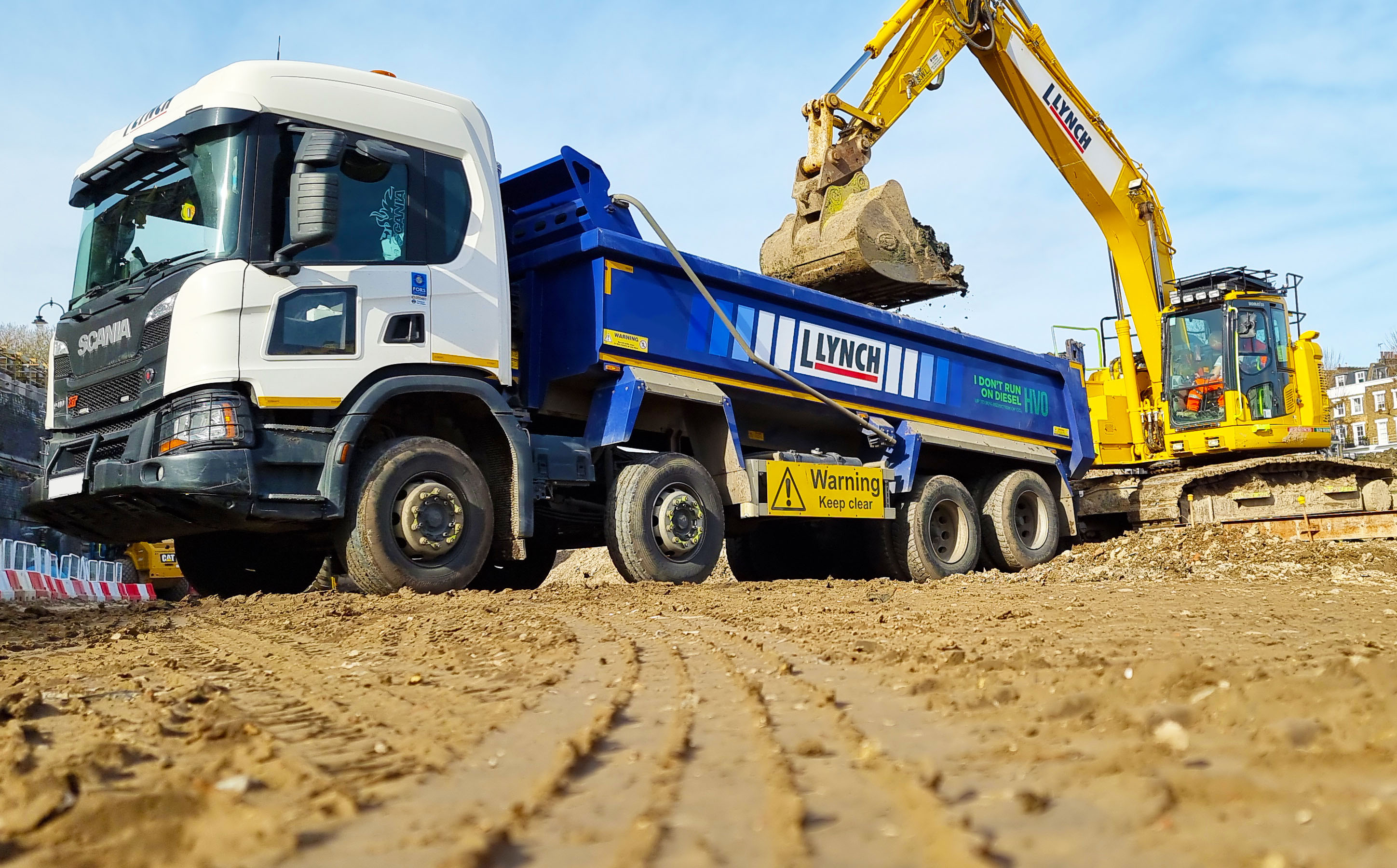 Lynch uses sustainable HVO Fuel on HS2