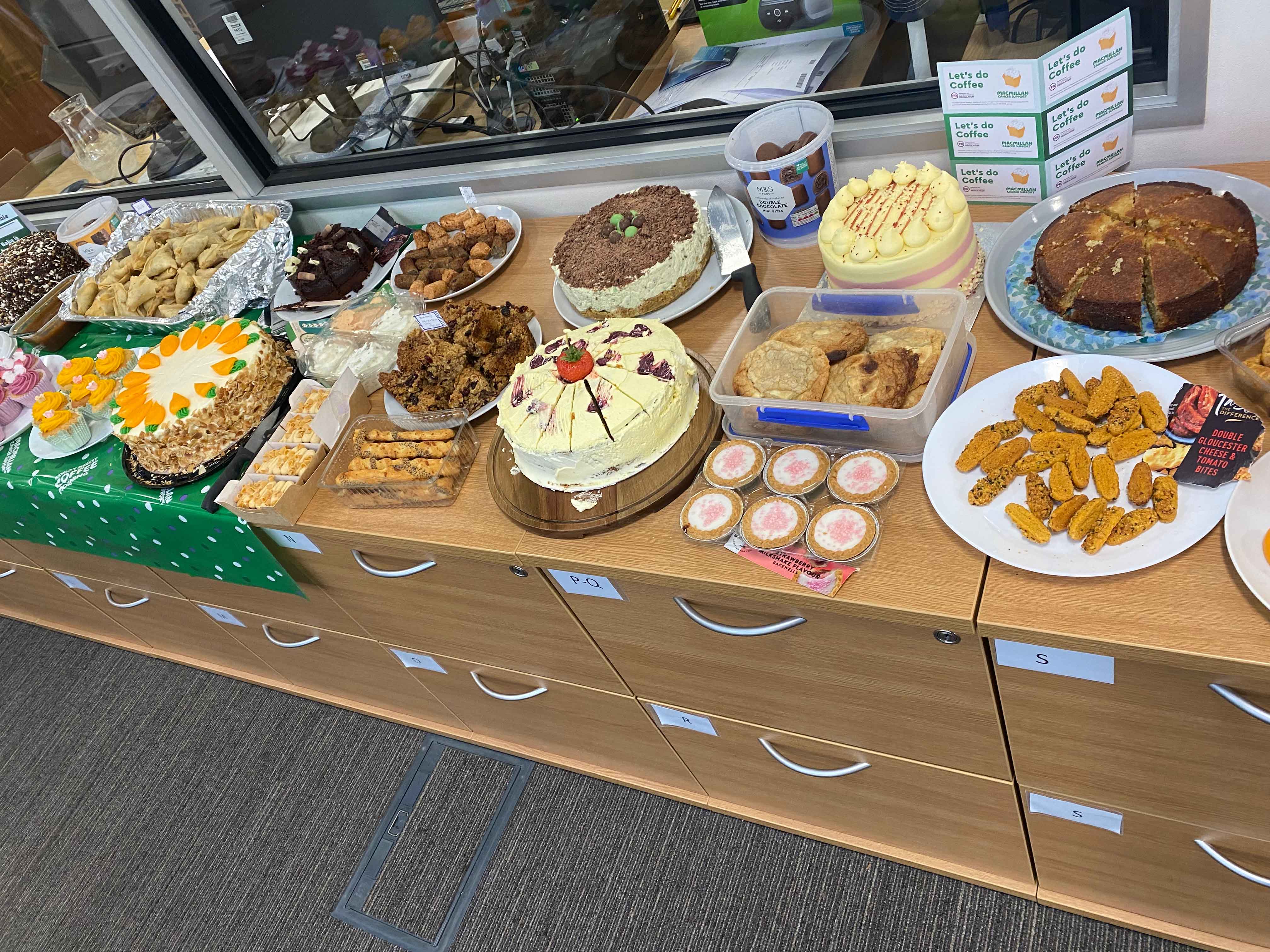 Fundraising on our MacMillan Coffee Morning 2023