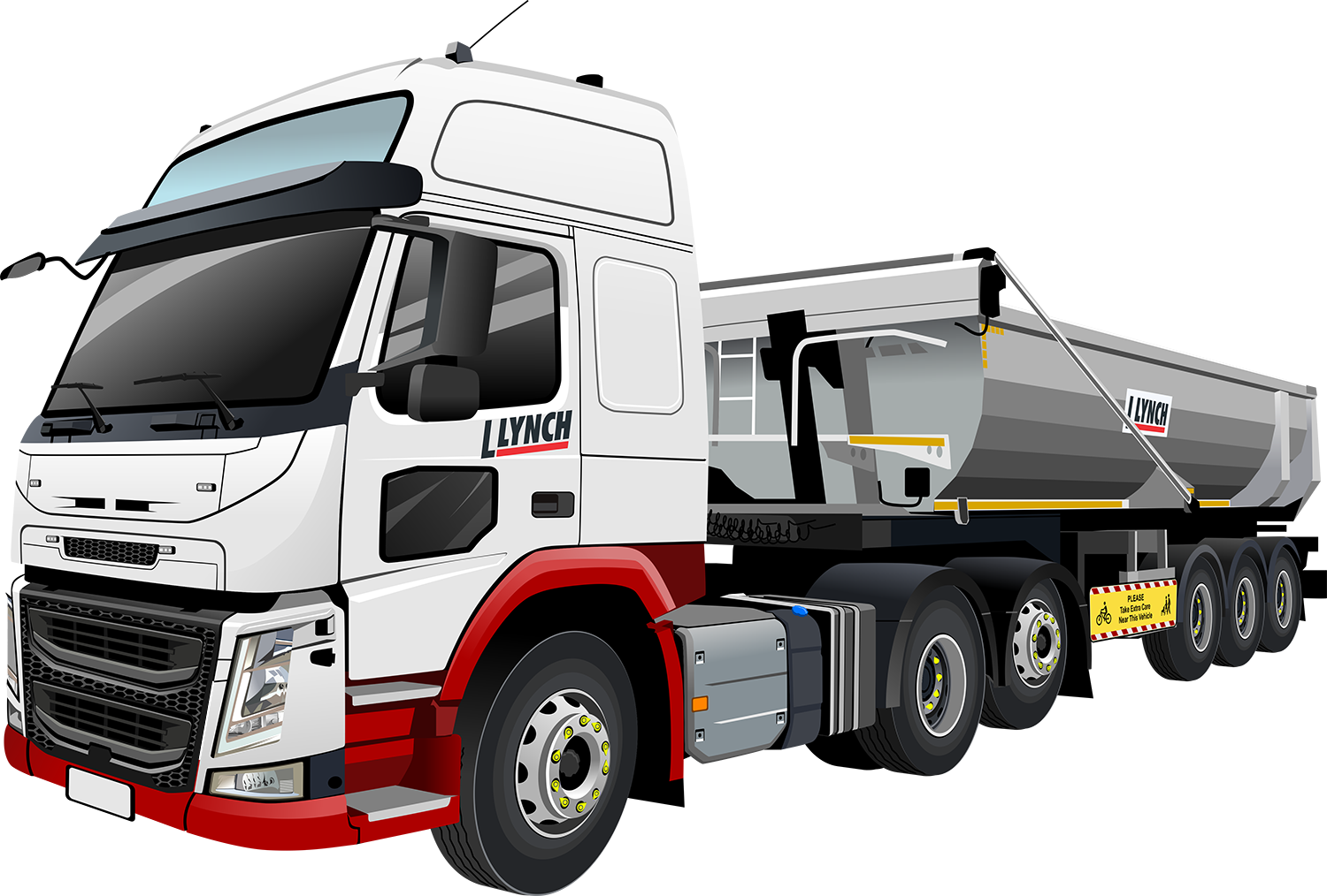 Articulated Tipper Lorry