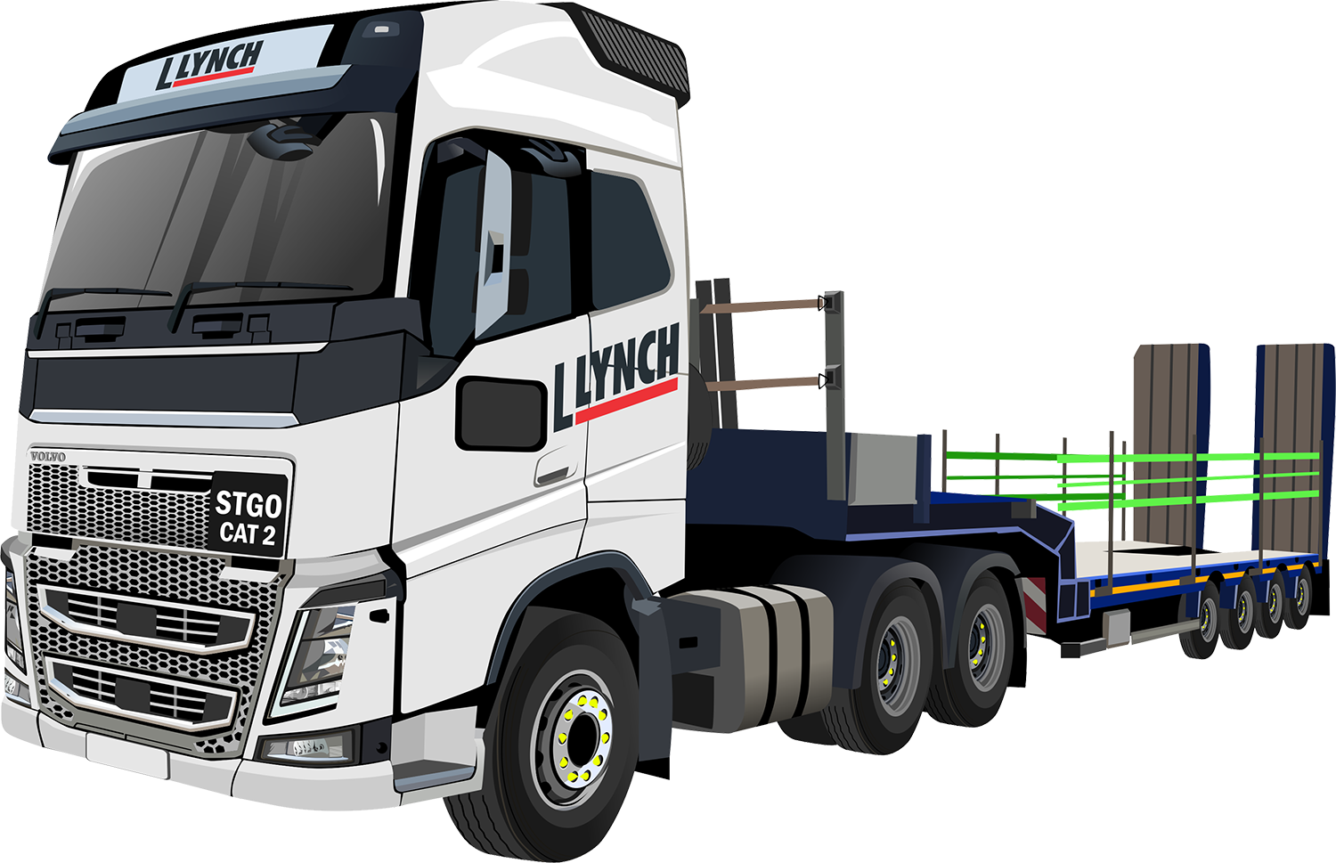 Artic Hiab Crane Lorry