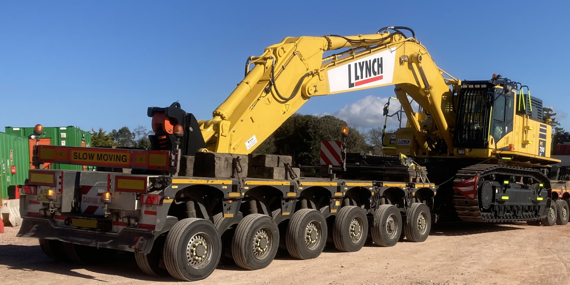 New 70T Excavator lands in Dawlish