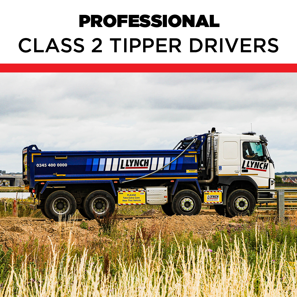We’re looking for: CLASS 2 TIPPER DRIVERS