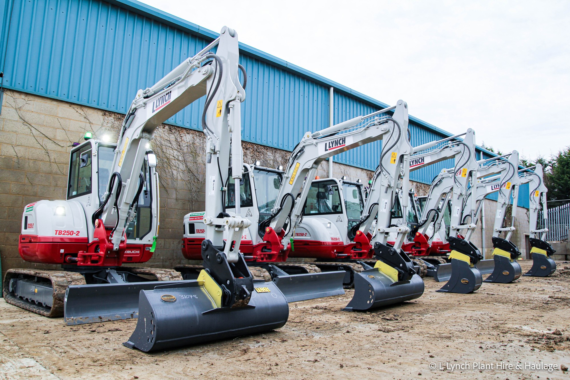 Lynch acquires new Takeuchi TB250-2 Mini Excavators fitted with Height ...
